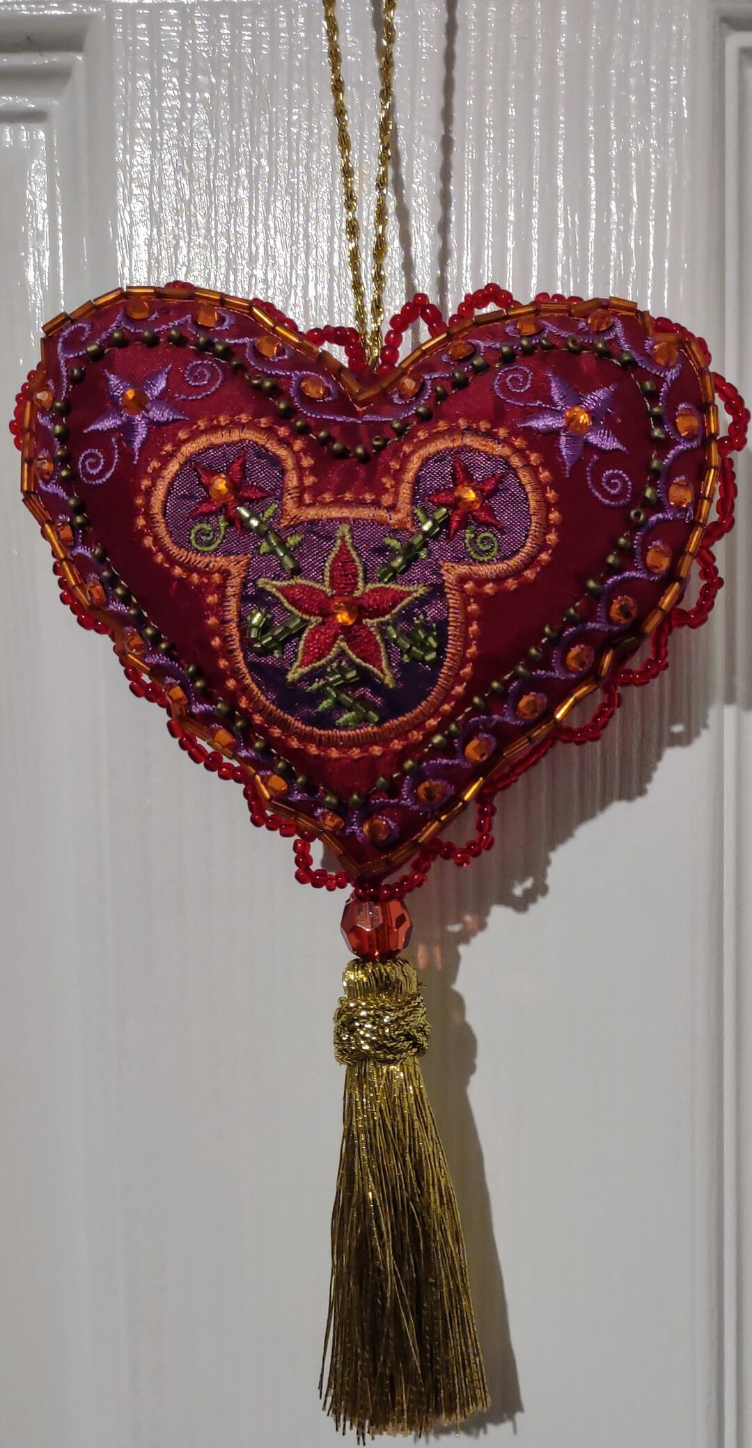 Disney Heart Shaped Plush Ornament - Etsy