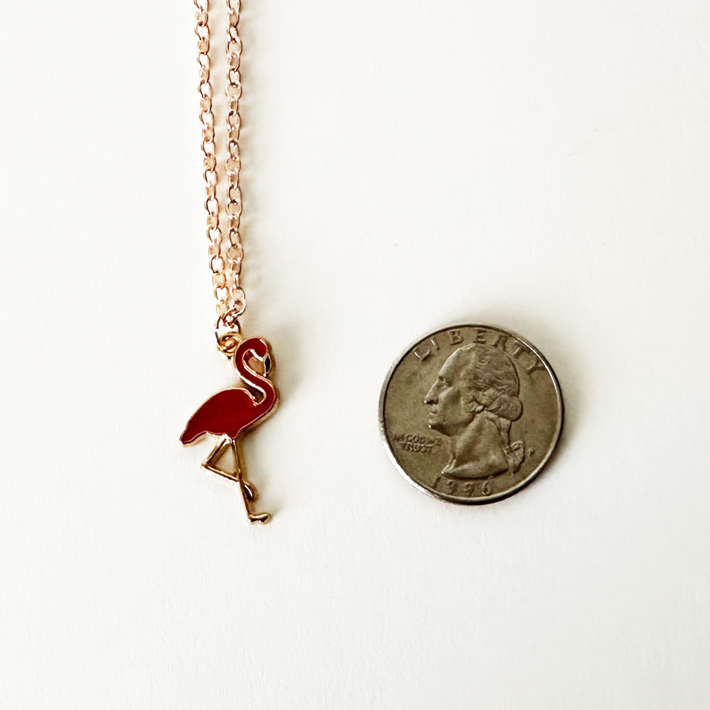 1989 Necklace, Flamingo Pink, Necklace, Gold Chain, Concert Jewelry ...