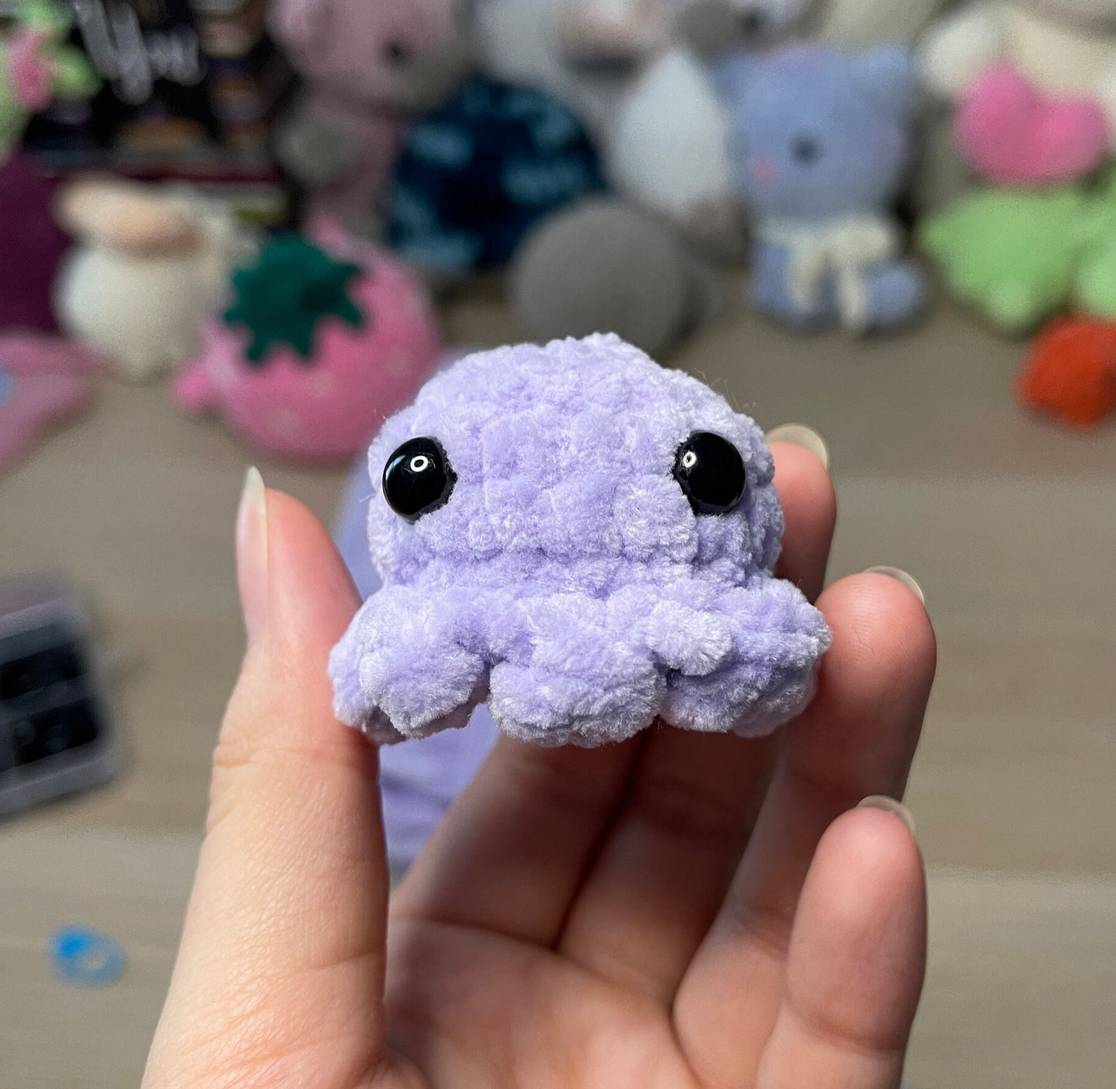 Mini Octopus Plushie Cute Octopus Stuffed Animal, Car Hanger, Bag Charm ...