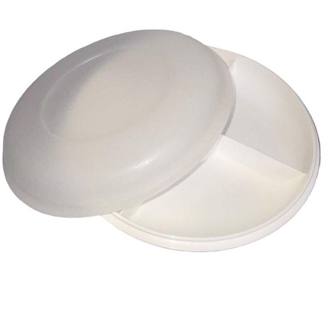 Tupperware Round Divided Pie Taker Vegetable Server W Lid - Etsy