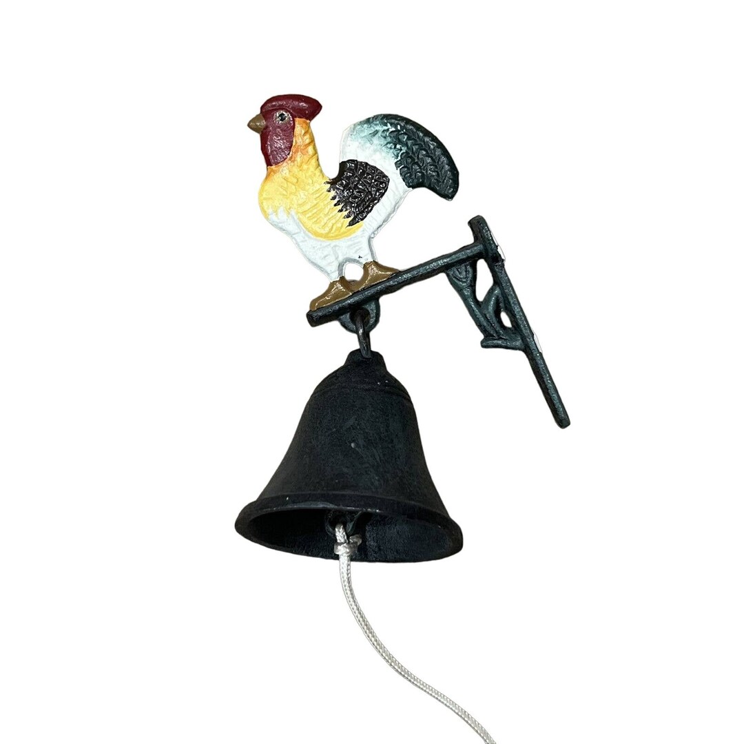 Antique Cast Iron Rooster Wall Mount Farmhouse Vintage. Small Rooster ...