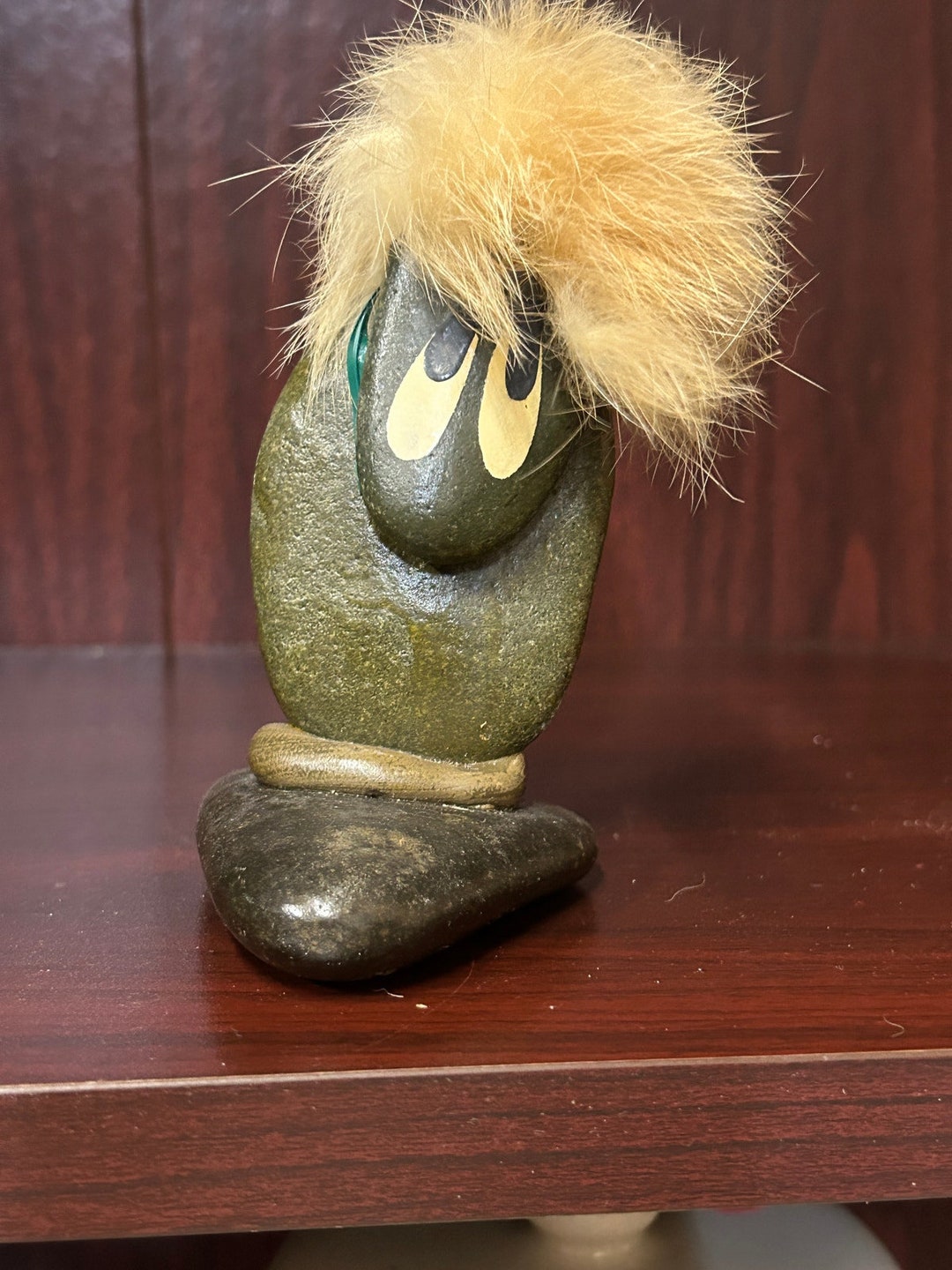 Vintage Retro 1970s Pet Rock Friend With Wild Hair Green 5 RARE - Etsy