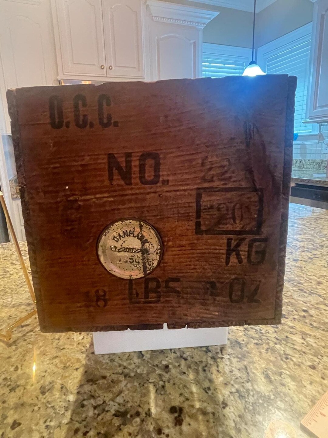 Antique Danish Ham Wood Box Crate Farmhouse Decor Product of Denmark - Etsy