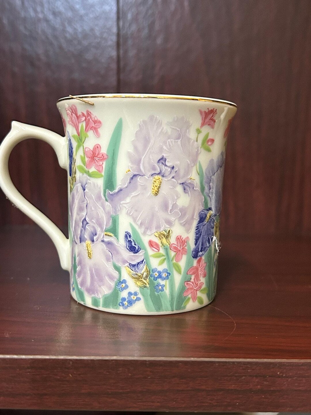 Lenox Flower Blossom Collection Suzanne Clee "iris" 1995 - Etsy