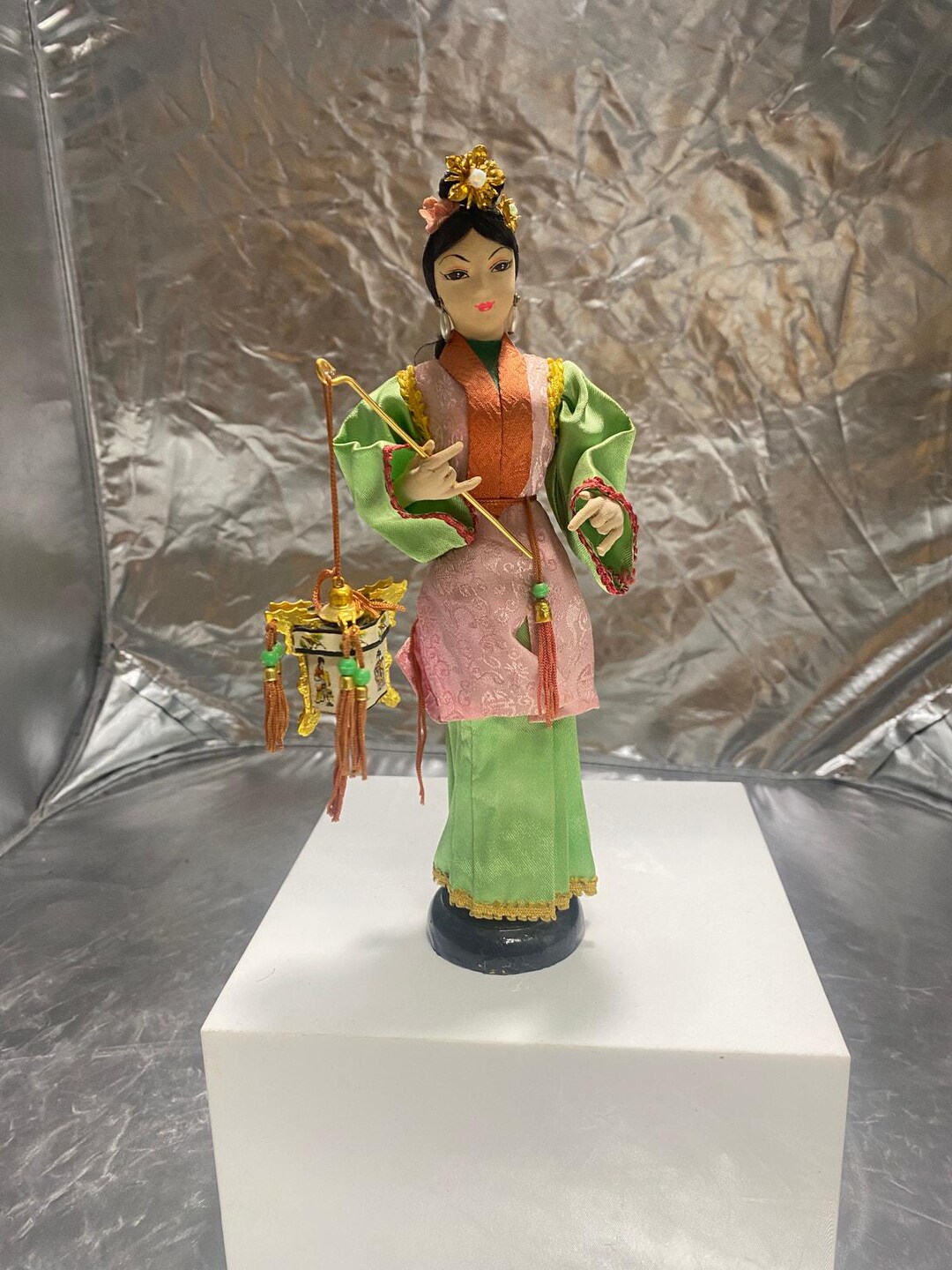 Vintage Geisha Cloth Asian Doll Collectible Colorful - Etsy
