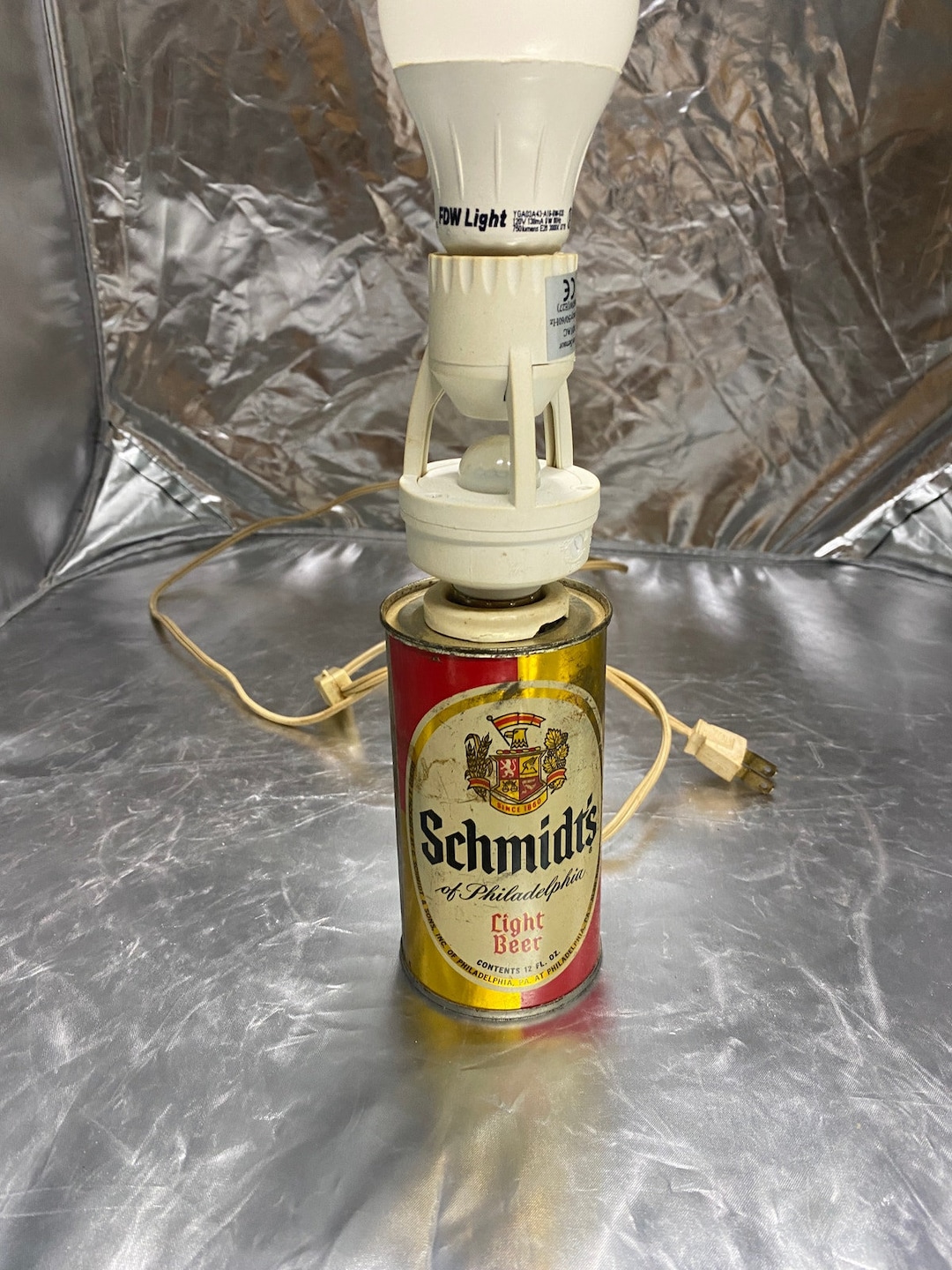 Vintage RARE Homemade Beer Can Light Lamp No Shade Tested and Works - Etsy