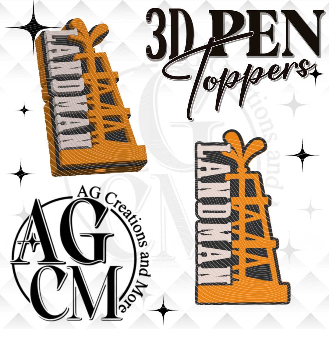 Oil Rig Land 3D Pen Toppers, 3D Stl, 3mf File - Etsy