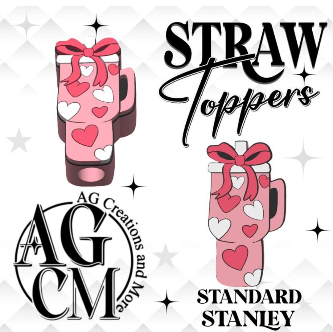 Trendy Stanley Topper, 3D Stl, 3mf File, 3D Straw Topper - Etsy