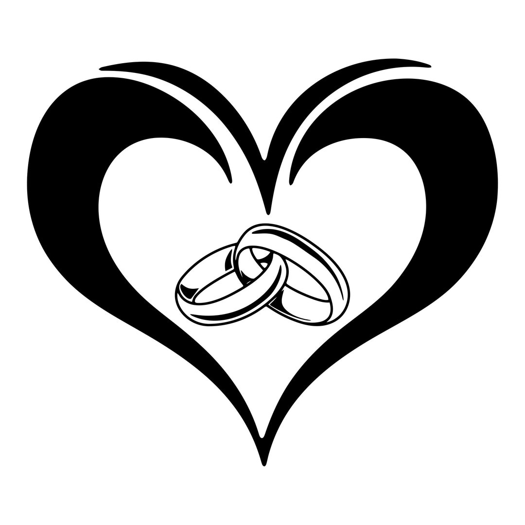 Marriage Rings Svg , Ring Svg, Wedding Svg, Clipart, Silhouette, Cricut ...