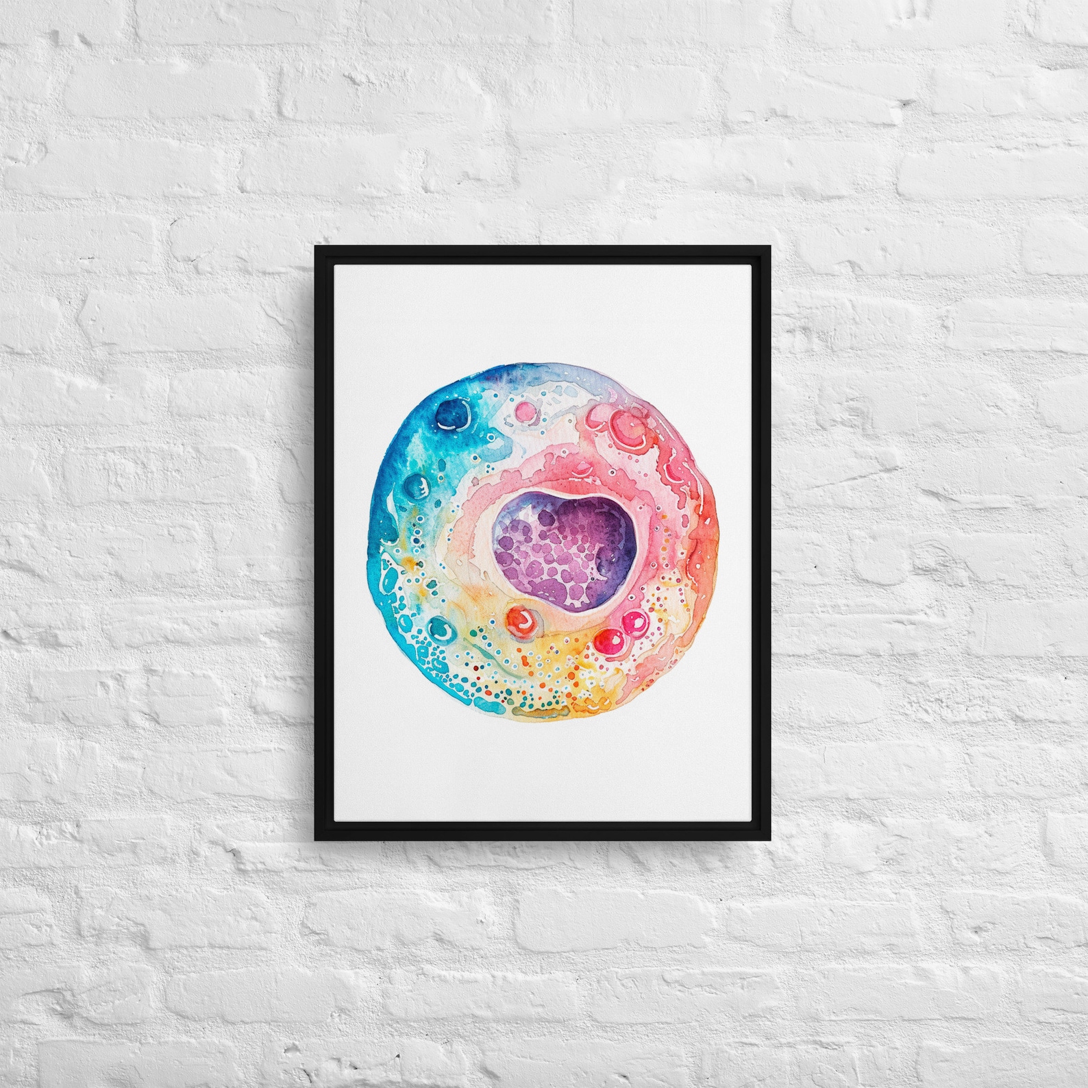 Handmade IVF Art Embryo Watercolo, Embrio Painting, Ivi Art, Pregnancy ...