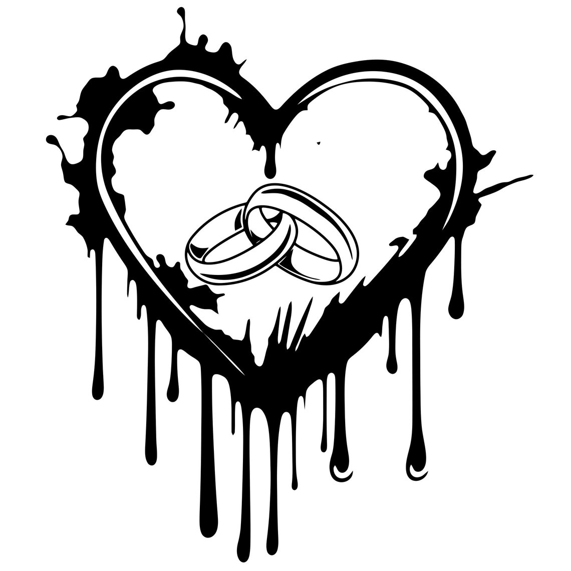 Wedding Rings Wedding Rings Svg,customizable Product, CUSTOM, Rings Svg ...