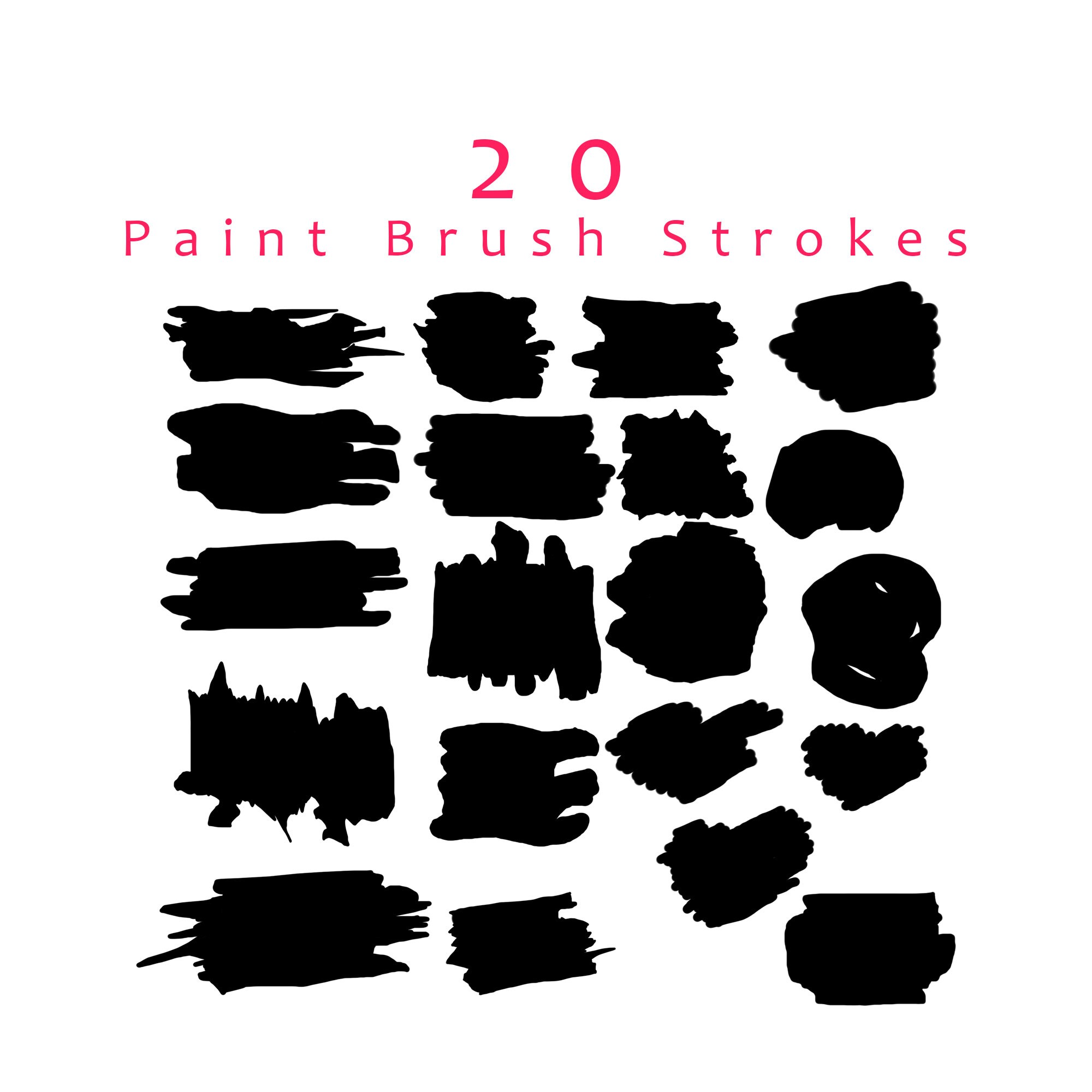 Paint Brush Strokes SVG, Paint Brush Svg, Background Svg, Keychain Svg ...