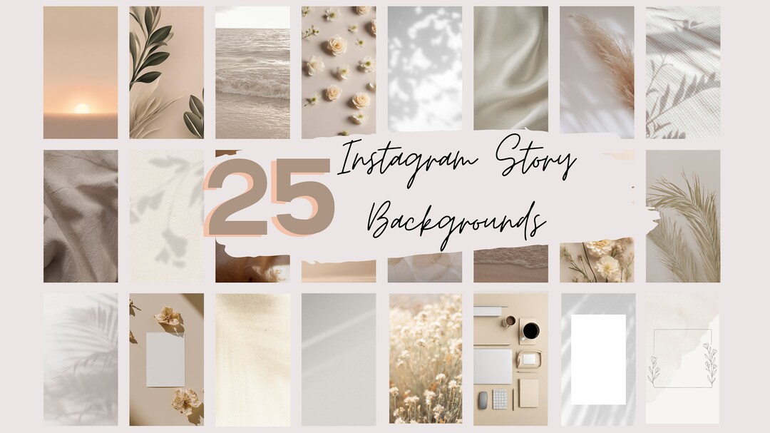25 Instagram Story Backgrounds Digital Download Instagram Story ...