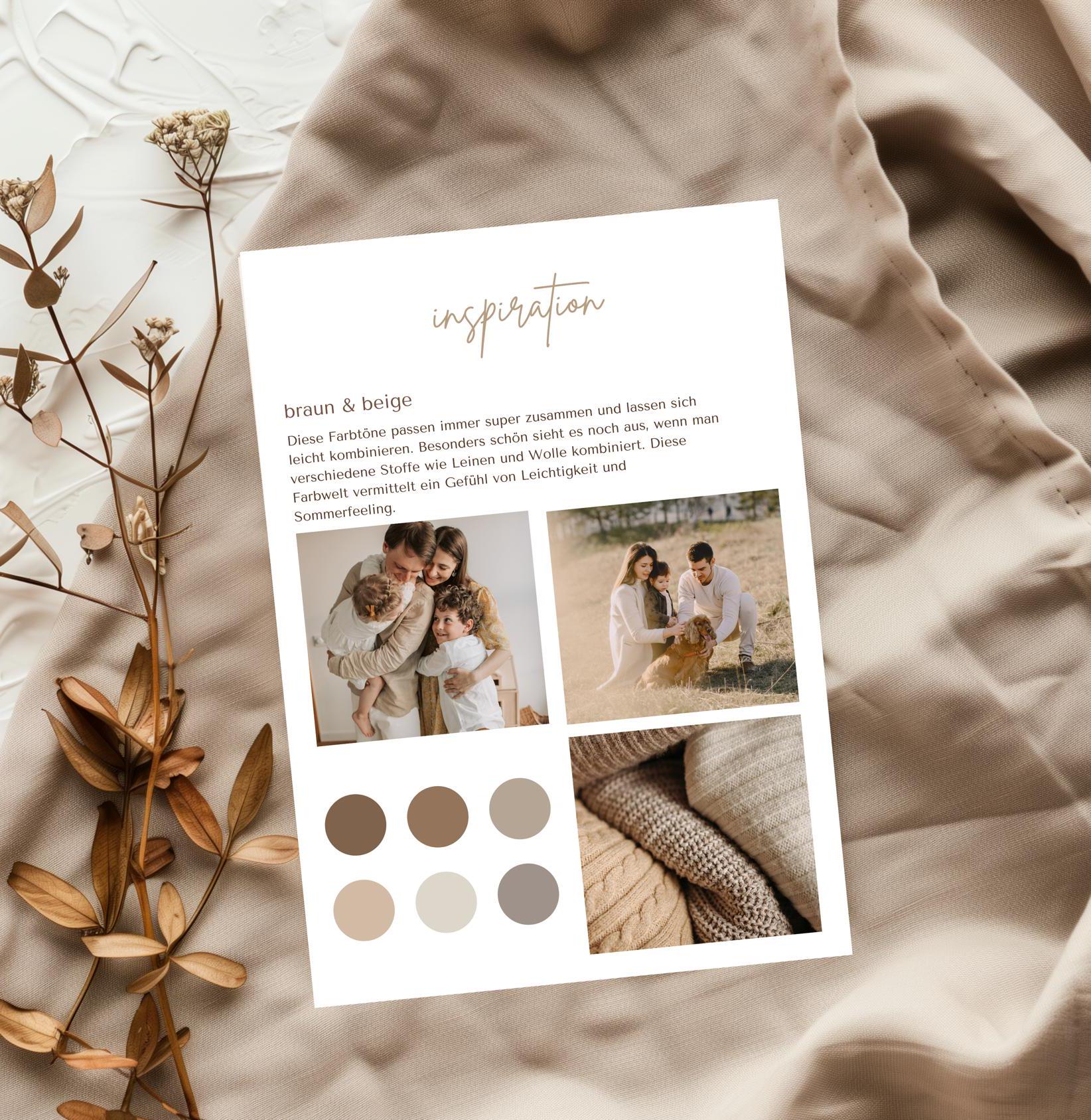 Styleguide Family Photos German | Canva Template | Outfitguide Family ...