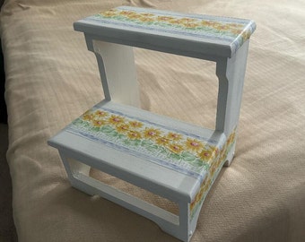 Simple, Elegant, Handcrafted Step Stool rytschka Made of Solid Ash Wood ...