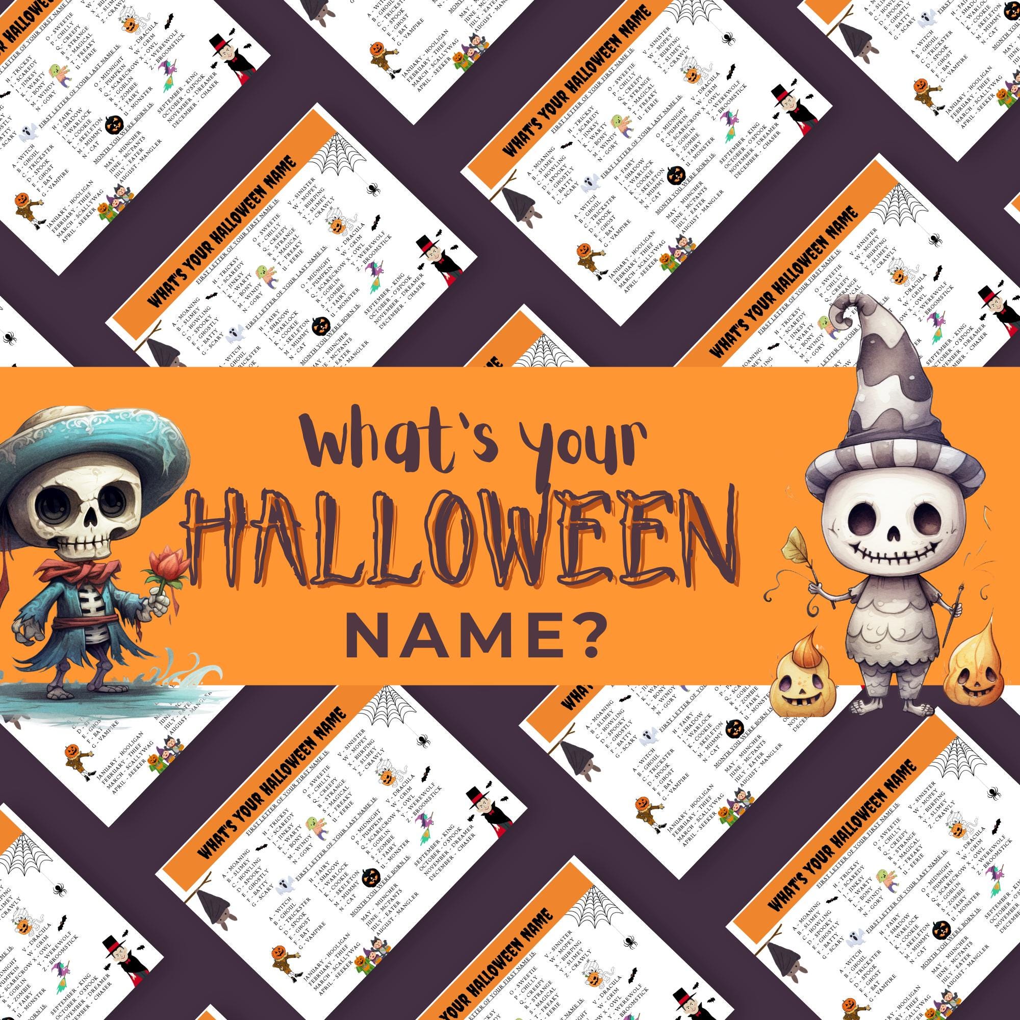 Fun Halloween Name Generator for Kids, Spooky Halloween Name Maker ...