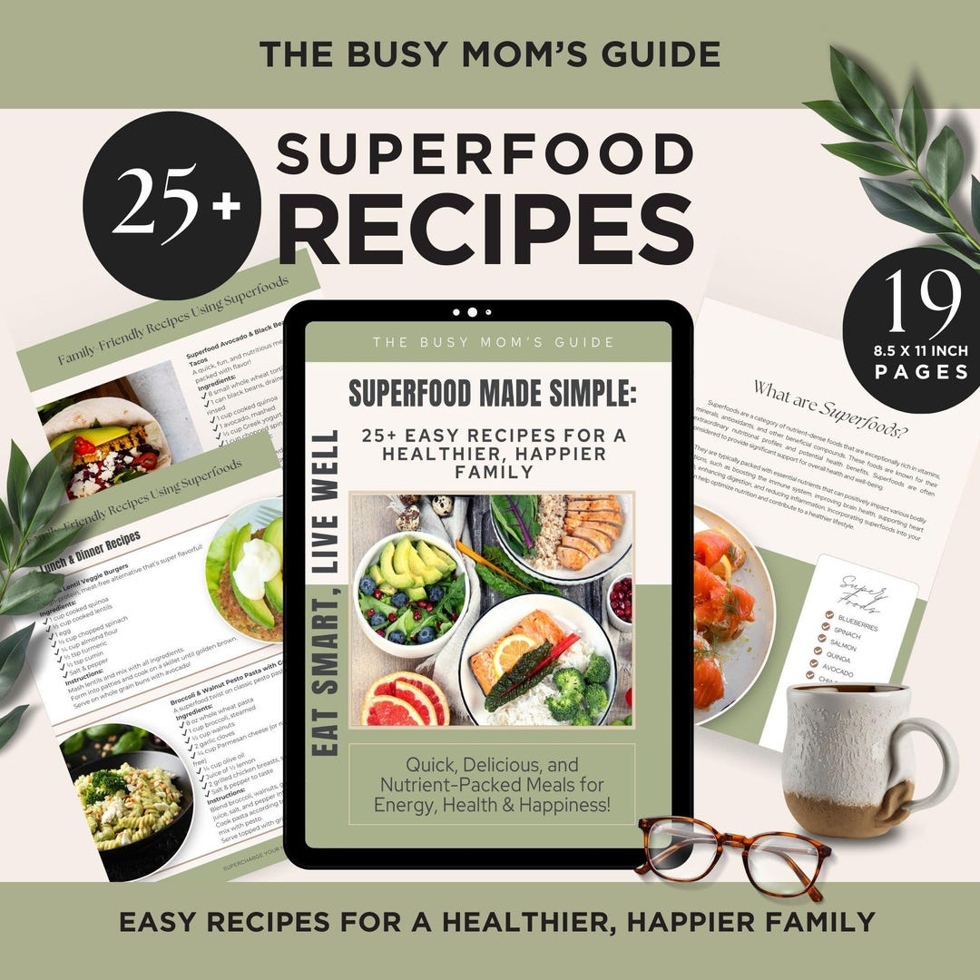 Superfood Recipes for Optimal Health & Wellness, Healthy Eating Ebook ...