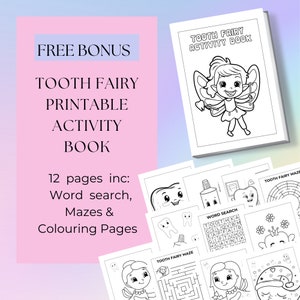 Tooth Fairy Certificate, Printable Keepsake for Your Child's First Lost ...