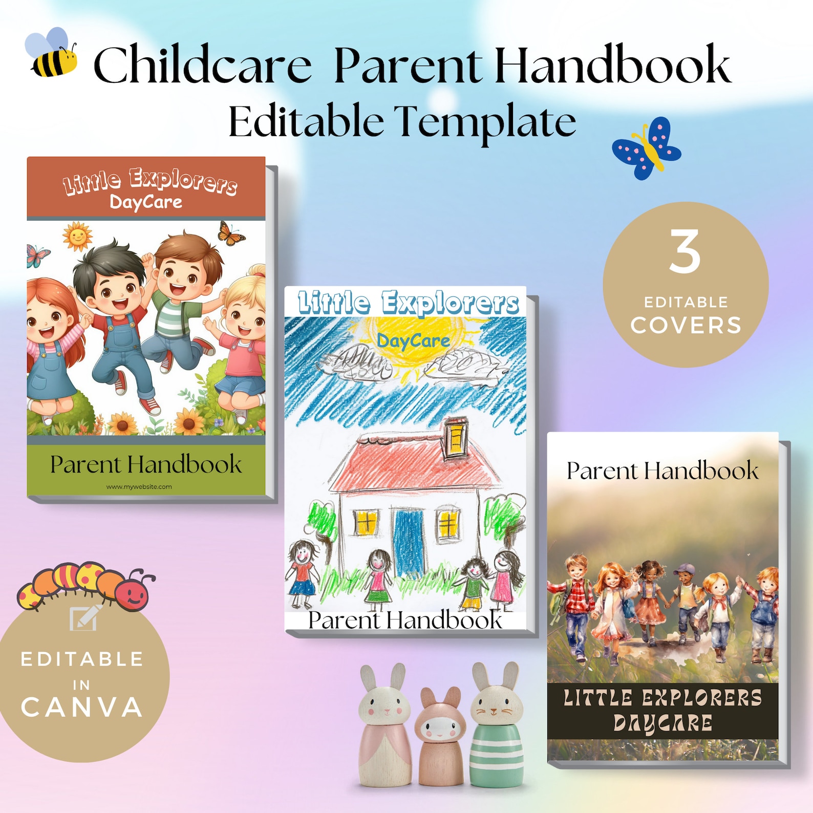 Daycare Parent Handbook, Daycare Contract, in Home Daycare, Childcare ...