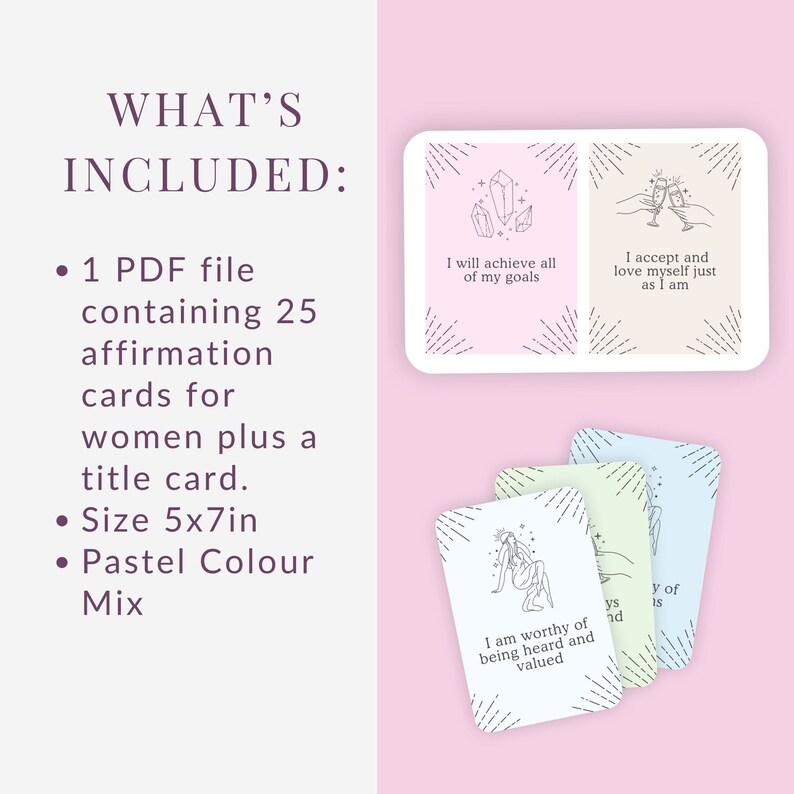 Positive Motivational Quotes | Daily Encouragement Cards | Womens Self ...