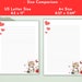 Valentine's Day Cat Kitten Printable Stationary Stationery Set Letter ...