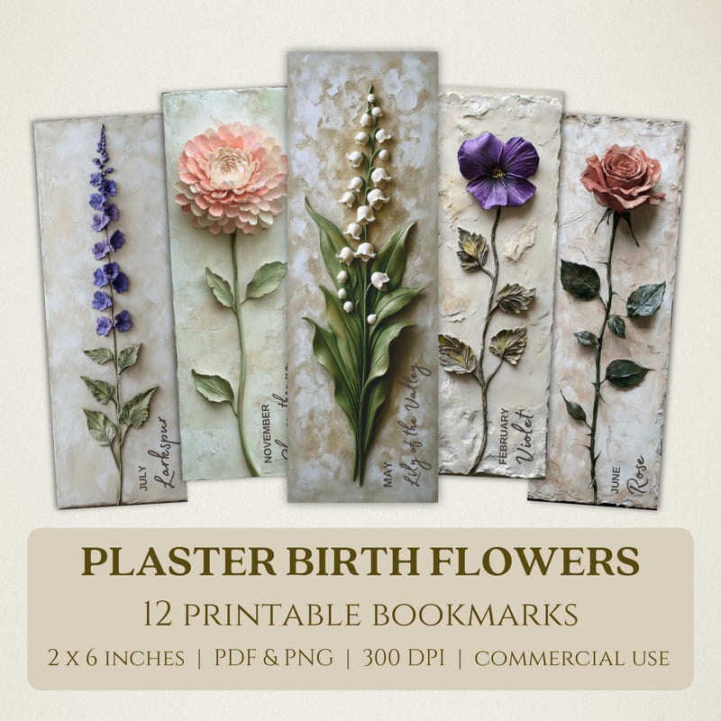 Flower Plaster Stencils - Etsy