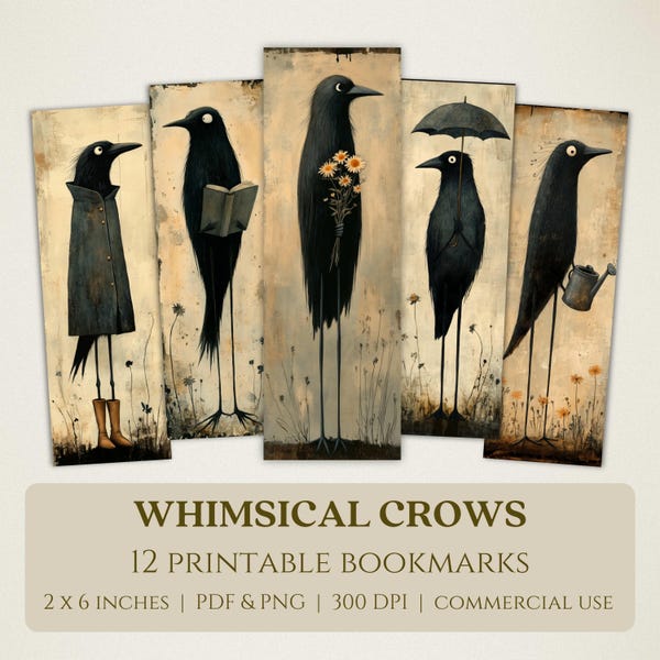 Primitive Crows - Etsy