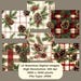 Winter Plaid Pinecones Digital Paper, High Quality Seamless Images ...