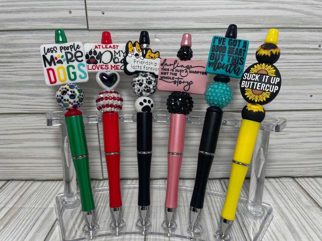 Custom Beaded Pens - Etsy