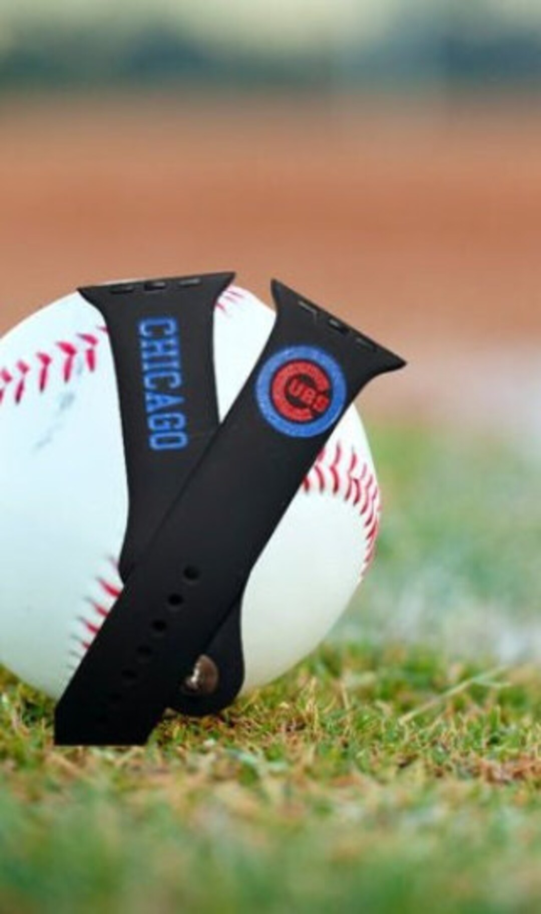 Chicago Cubs Watch Band - Etsy