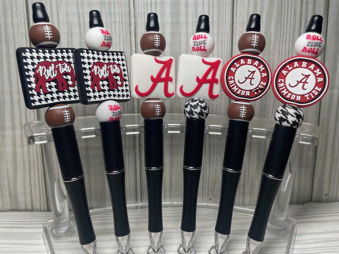 Alabama Beaded Pens W/ Silicone Focal Beads - Etsy