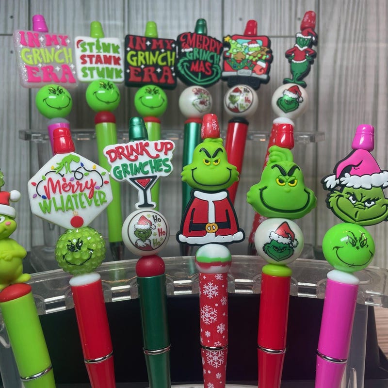 Grinch Pens - Etsy