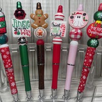 Christmas Pens - Etsy
