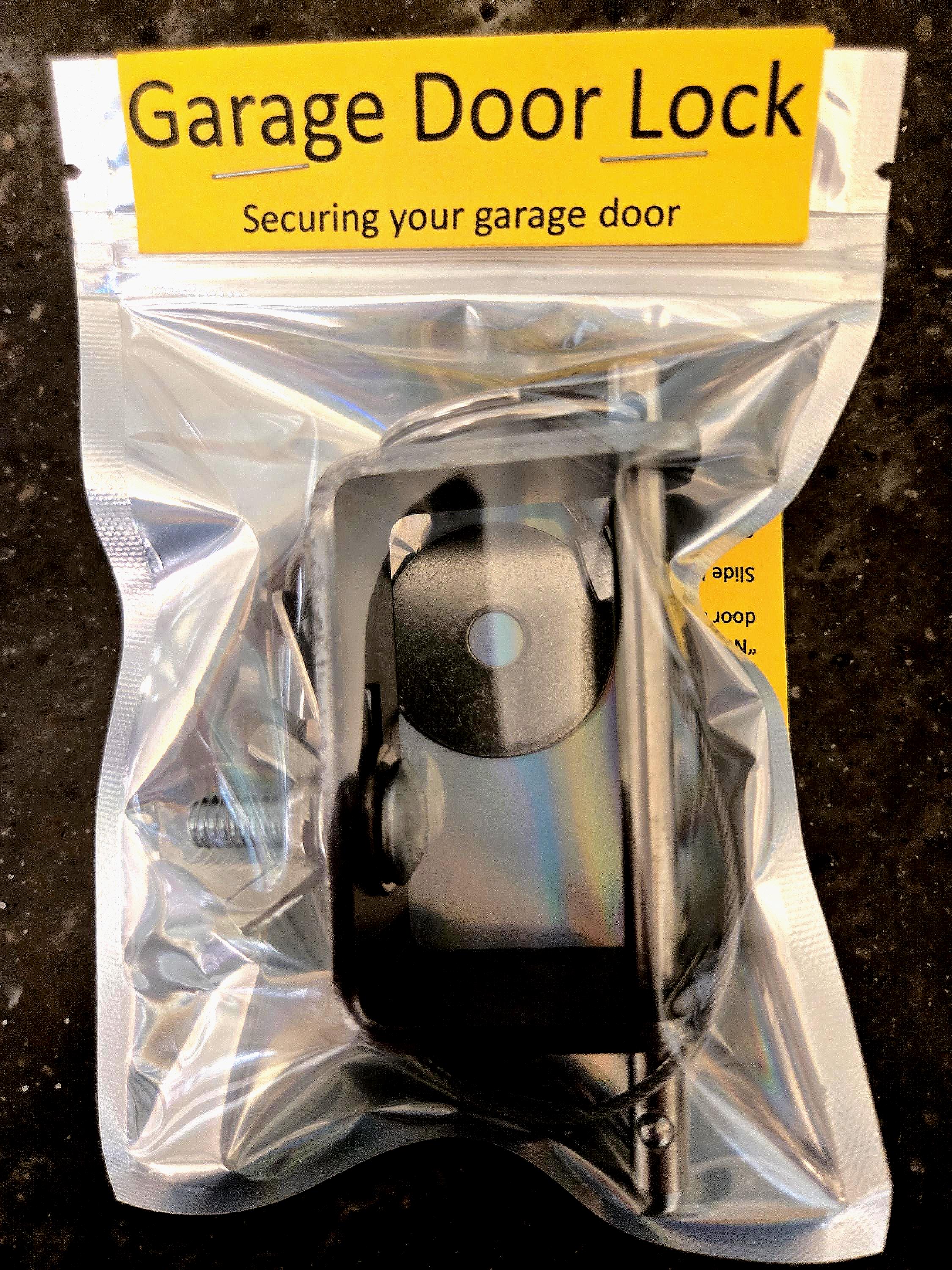 Garage Door Deadbolt – No Tools or Ladders Needed. Easy to Lock ...