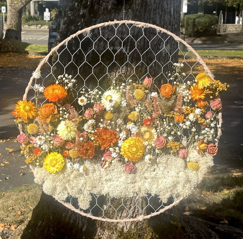 Artistic Floral Wall Hanging - Etsy