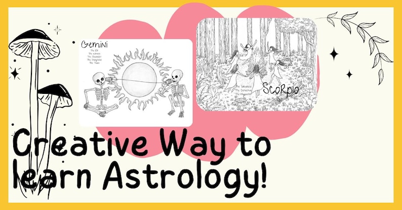 Printable Astrology Coloring Pages- Learn the Signs-kids Astrology ...