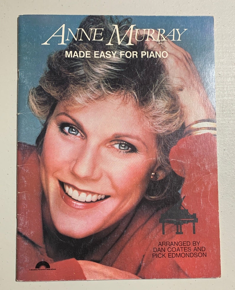 Anne Murray Made Easy for Piano Songbook Sheet Music , Simple ...