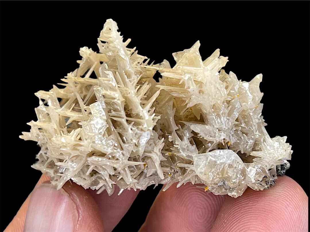 Snowflake Cerussite Quartz Crystal, Rare Raw Mineral Cluster,natural ...