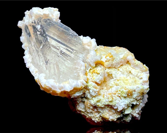 Selenite Crystal, Natural Gypsum Quartz Cluster, Rocks, Minerals ...