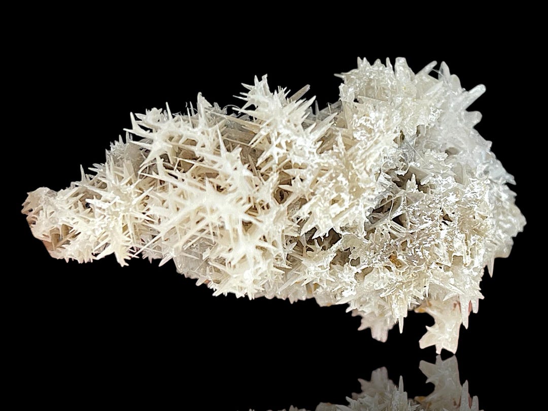 Raw Cerussite Crystal Cluster – Rare Mineral Cerussite Specimen, Unique ...