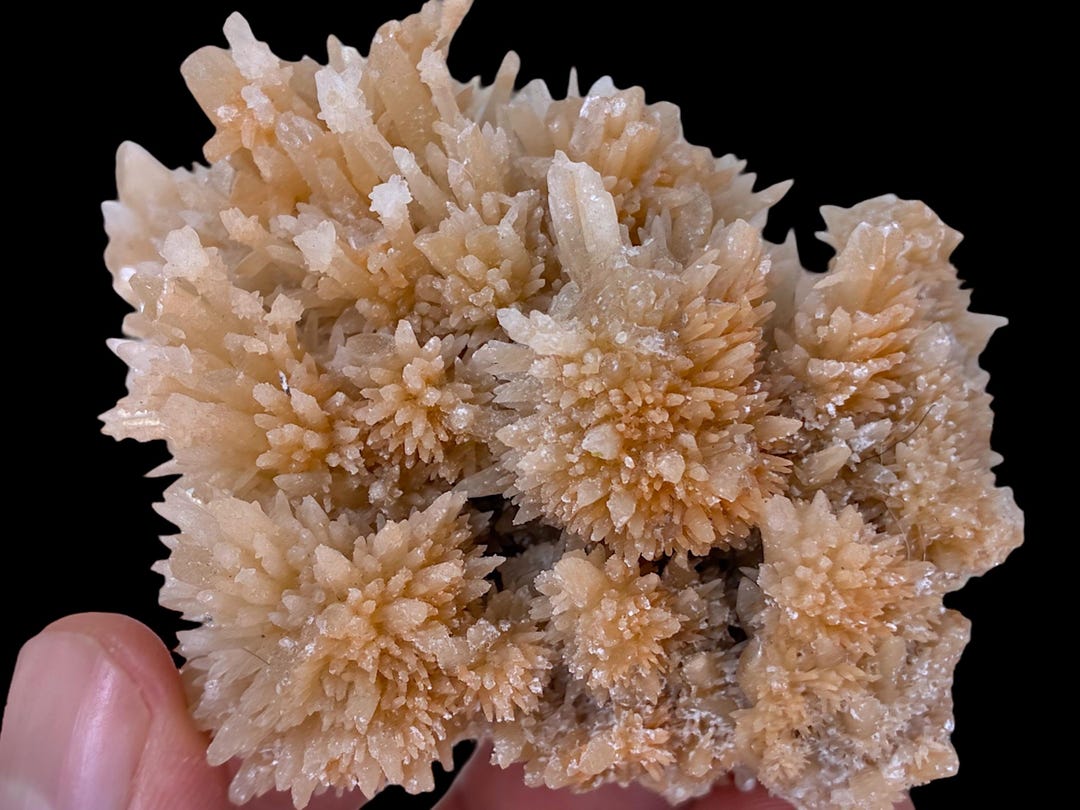 Rare Natural Aragonite Sputnik Star Cluster on Matrix, Unique Collector ...