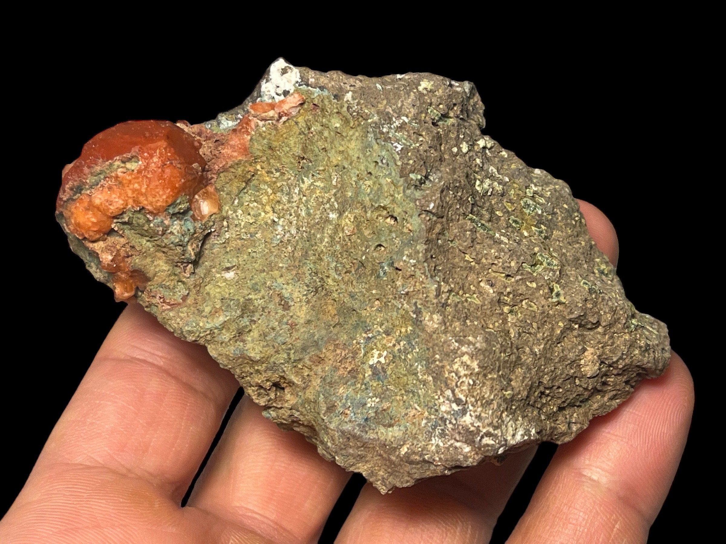 Zeolite Raw Gemstone Cluster Natural Analcime Crystals on Matrix ...
