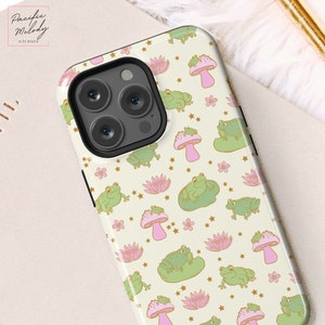 Cute Frog Phone Case, Cottagecore Frog Phone Case, Cute iPhone Case 15 ...