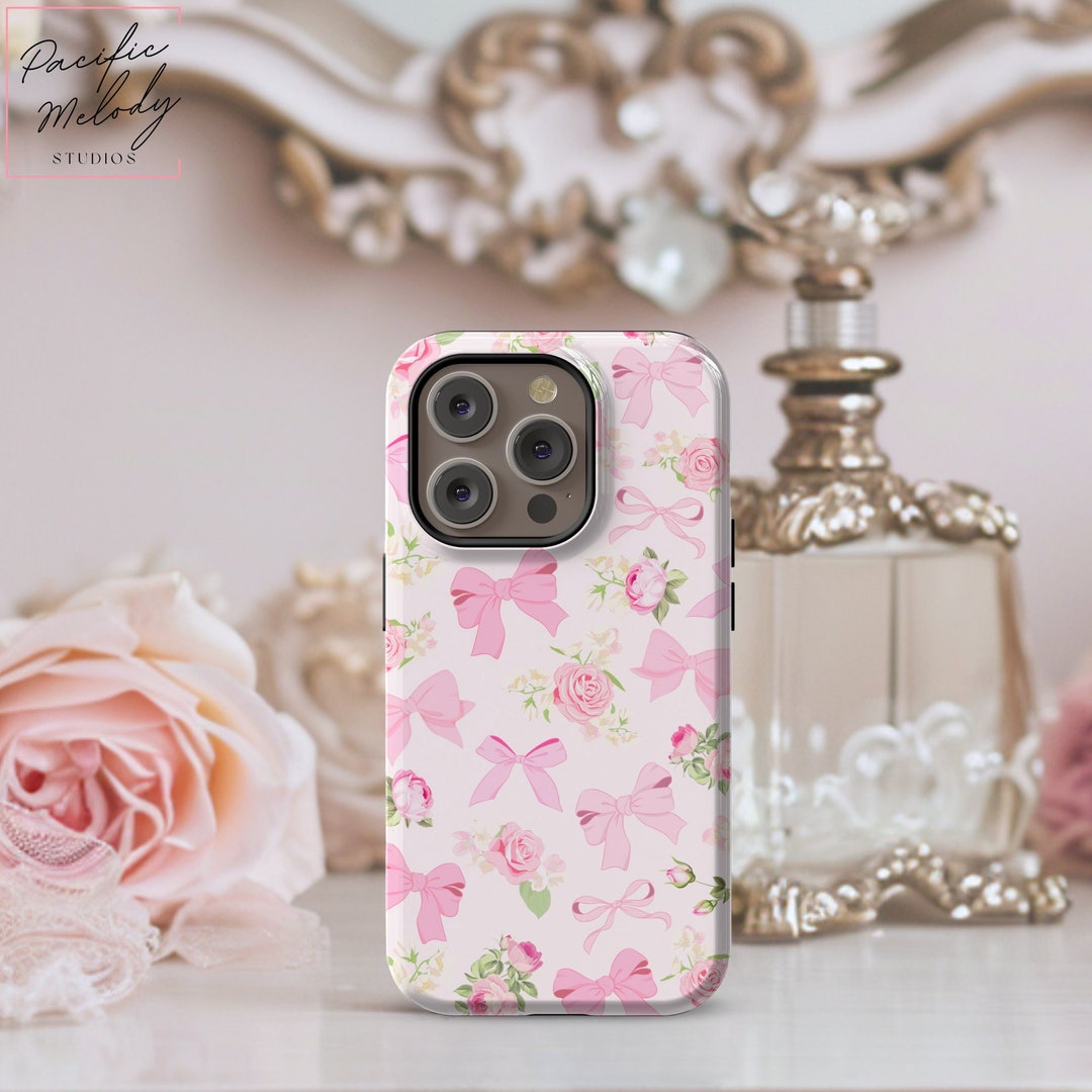 Coquette Aesthetic Bow Phone Case for iPhone 15 14 13 11, Pro Max Case ...