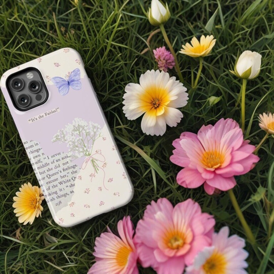 Spring Coquette Collage Phone Case, Cottagecore Collage Phone Case ...