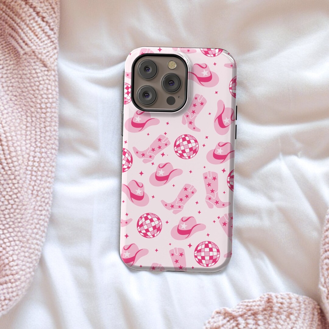 Coquette Cowgirl Phone Case, Cowgirl Disco Case, Girly Western Phone ...