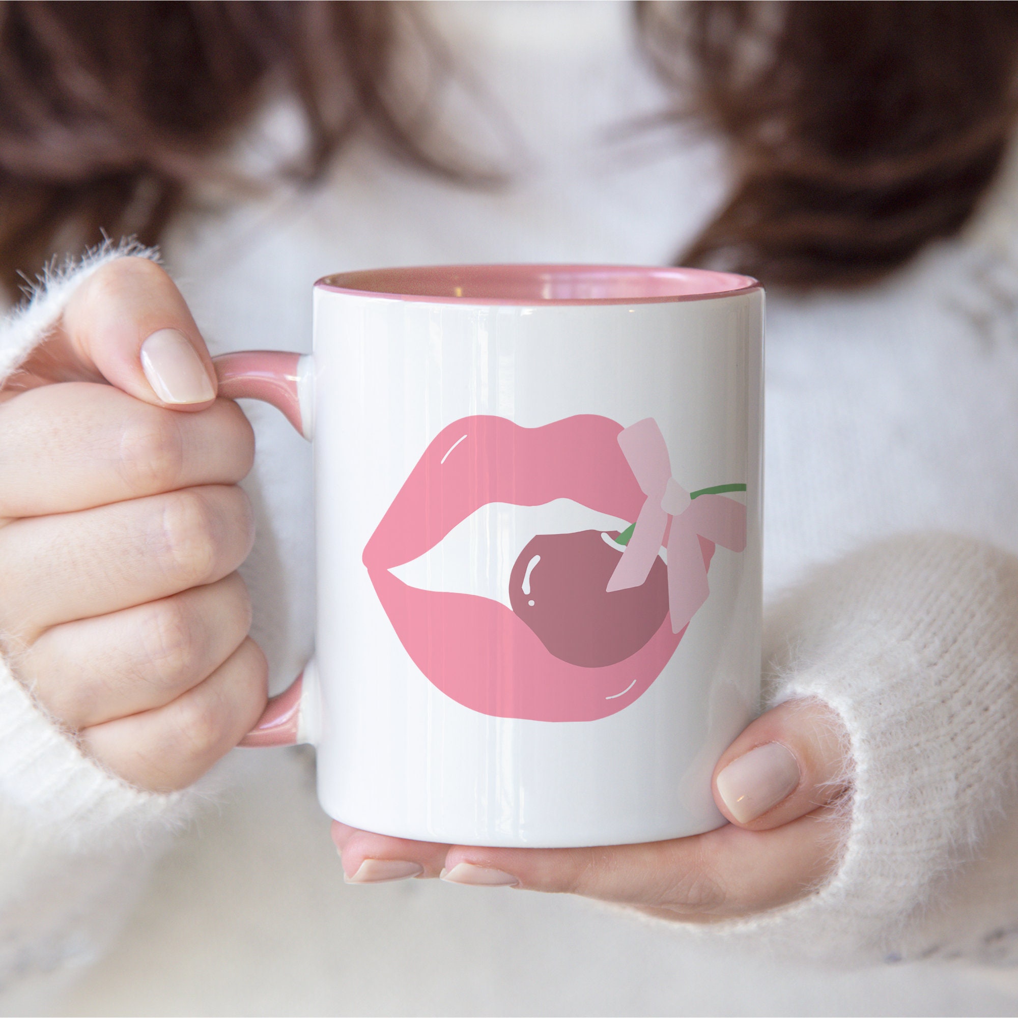 Coquette Mug, Cute Aesthetic Mug, Trendy Mug, Soft Girl Aesthetic ...