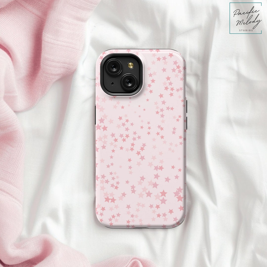 Magsafe Pink Star Phone Case for iPhone 15 13 14, Preppy Phone Case ...