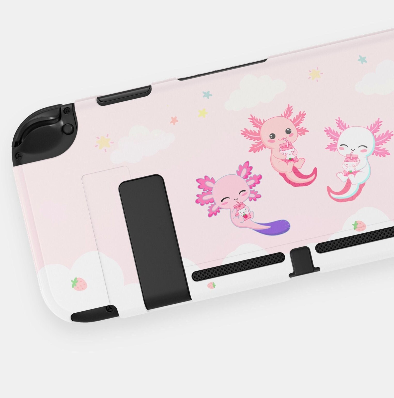 Axolotl Switch Case, Kawaii Switch Case, Protective Switch Cover, Cute ...