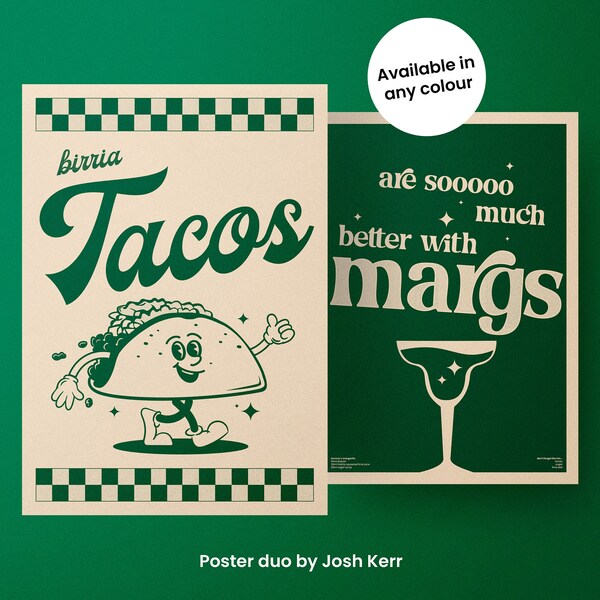 Taco Poster - Etsy